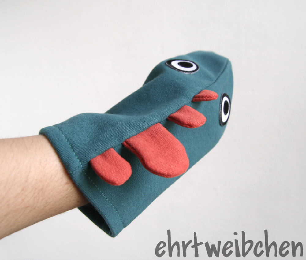 DINOSAUR Emotional Hand Puppet Made of Organic Cotton - Etsy