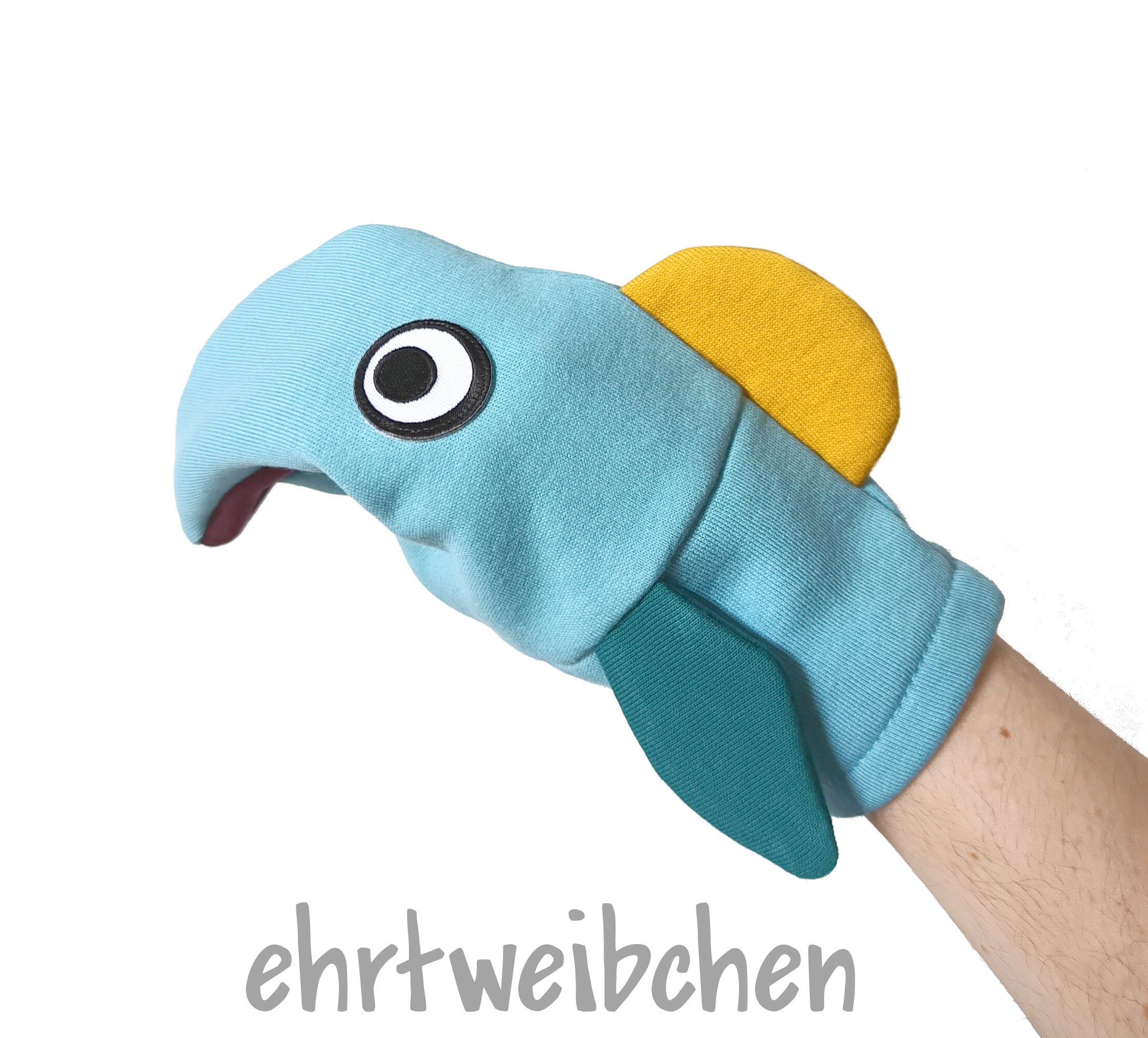 FISH Mimic Hand Puppet Made of Organic Cotton - Etsy