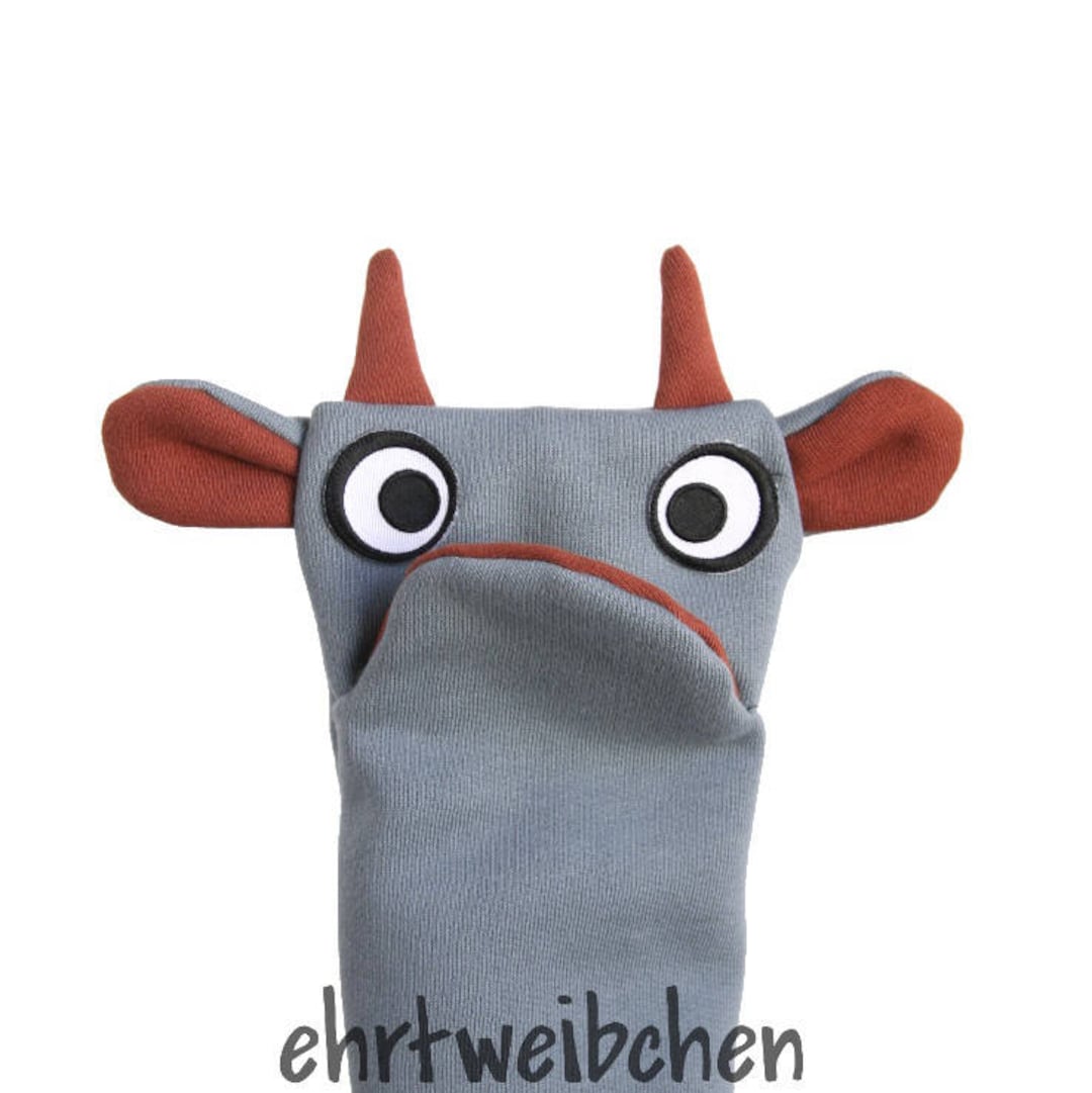 GRUMPY GOAT Mimic Animal Hand Puppet Made of Organic Cotton - Etsy