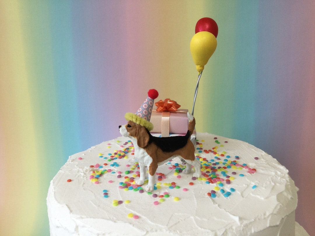 Beagle Cake Topper Party Animal Cake Decoration Dog Birthday Cake ...