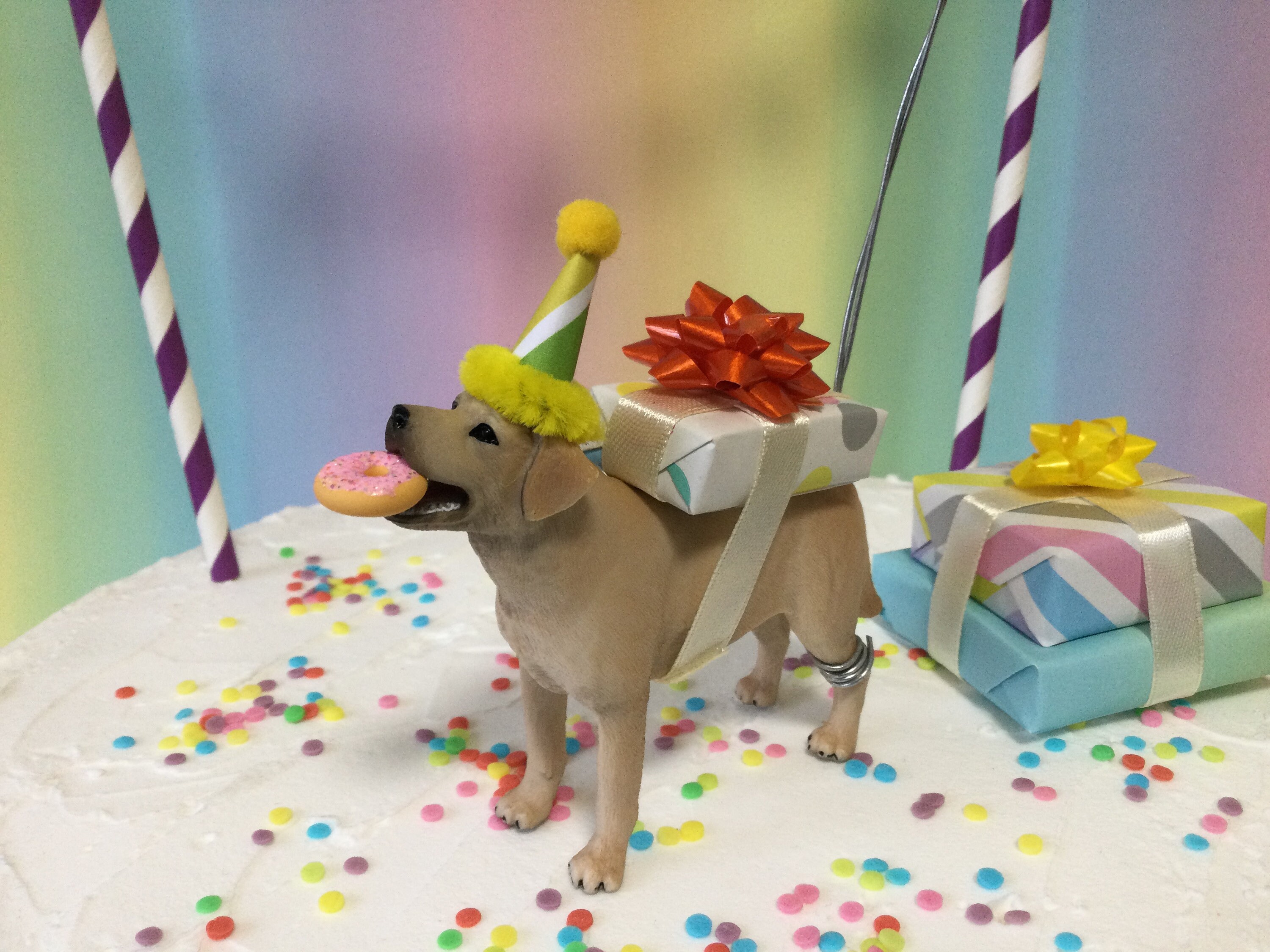 Dog Birthday Cake Decoration With Optional Cake Bunting Party - Etsy