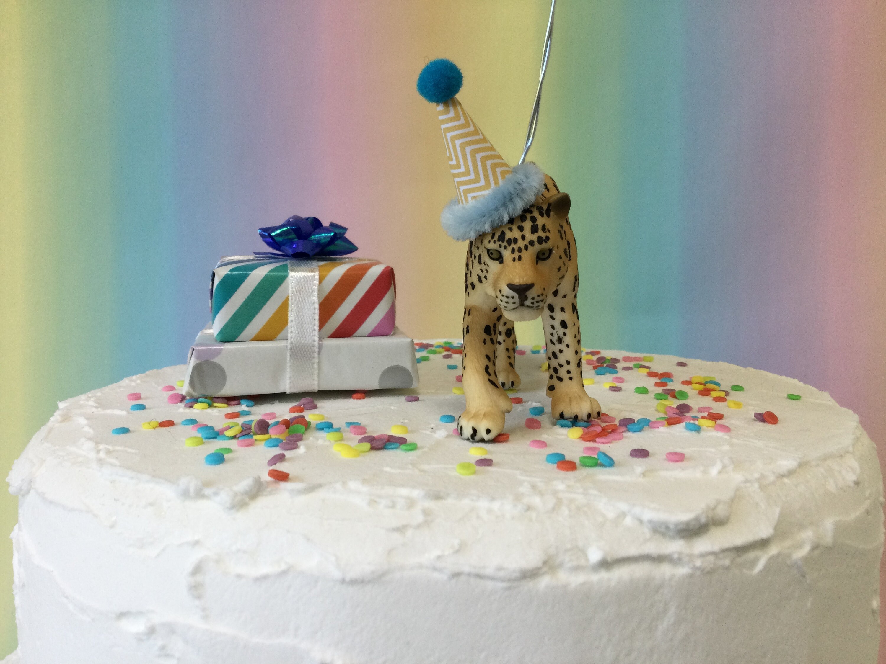 Leopard Cake Topper Party Animal Cake Decoration Leopard - Etsy