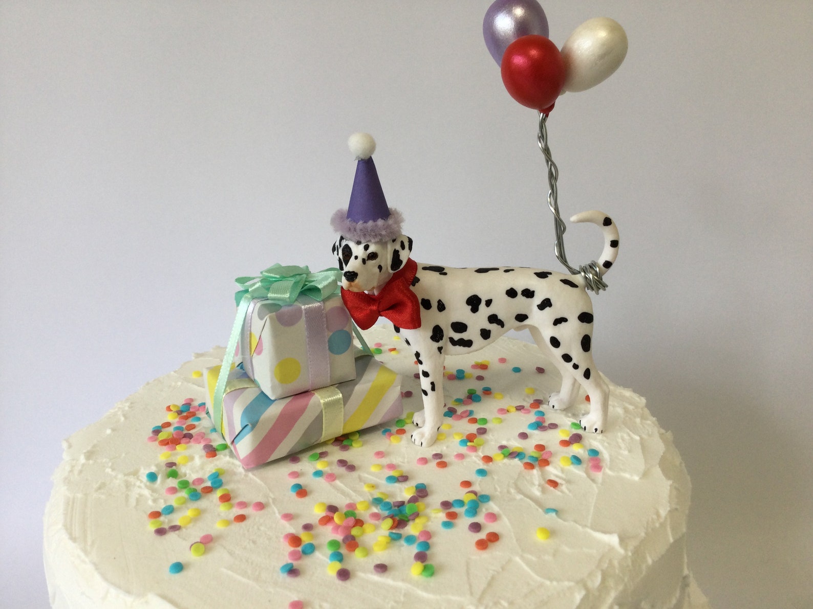 Dalmatian Dog Cake Topper Party Animal Cake Topper Birthday | Etsy