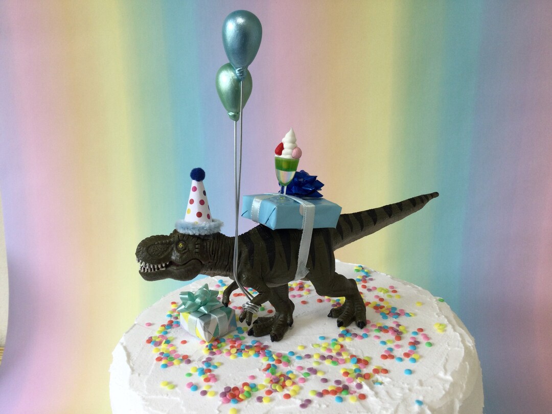 Tyrannosaurus Rex Cake Topper Party Animal Cake Decoration T-rex ...