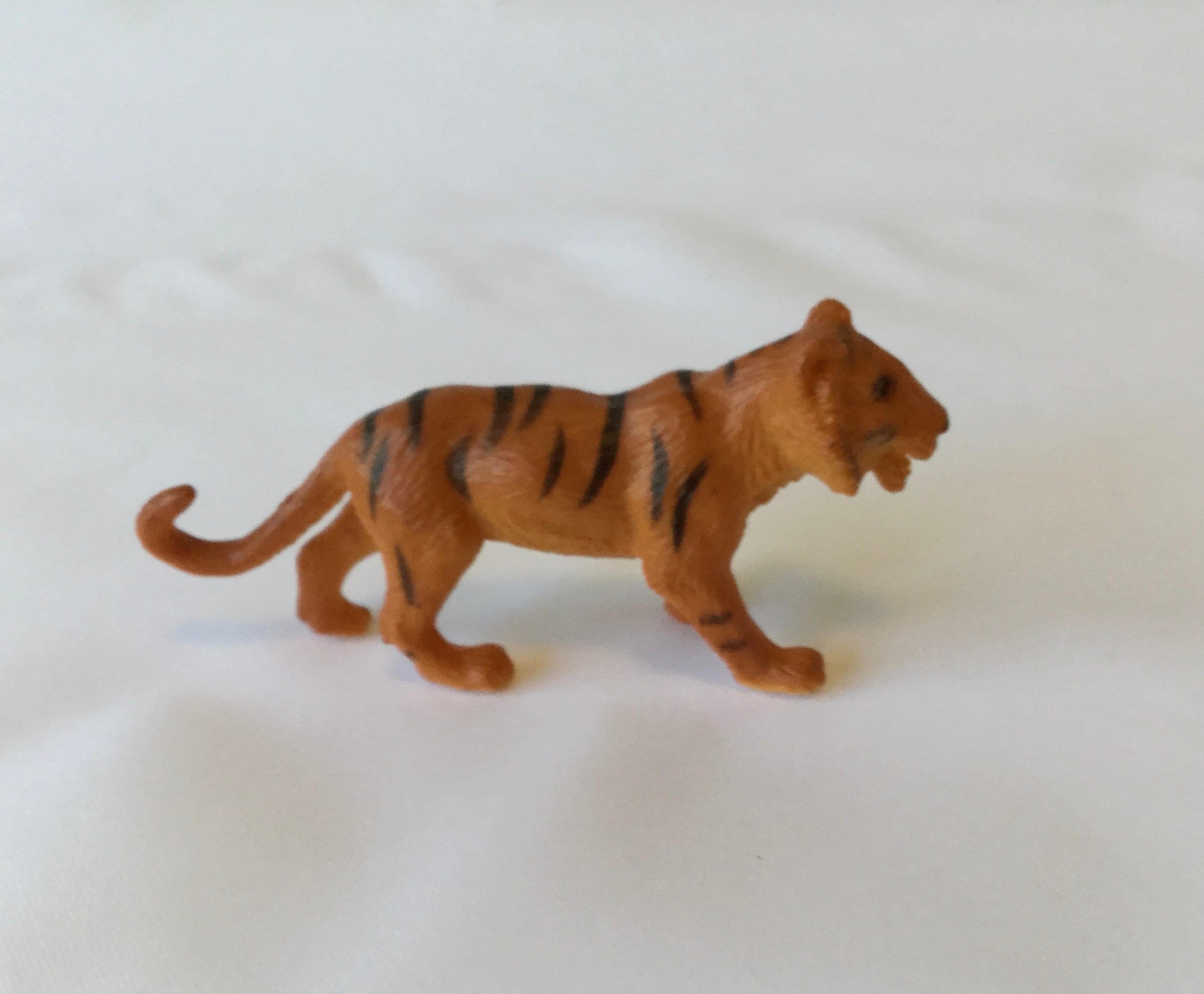 Tiger Miniature Plastic Animal Figure - Etsy UK