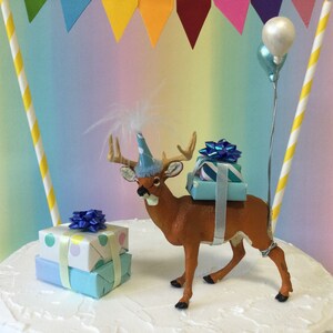 Deer Cake Toppers Stag Doe and Fawn Cake Topper With Optional Cake ...