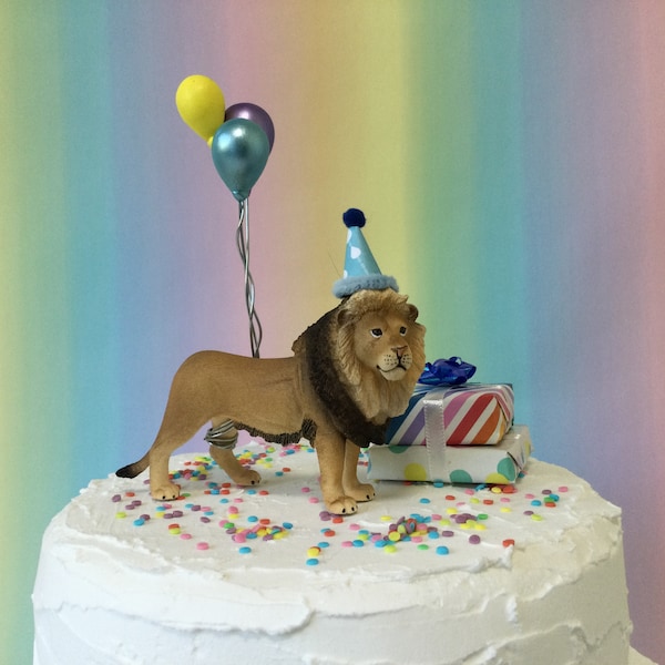Lion Cake Topper - Etsy UK