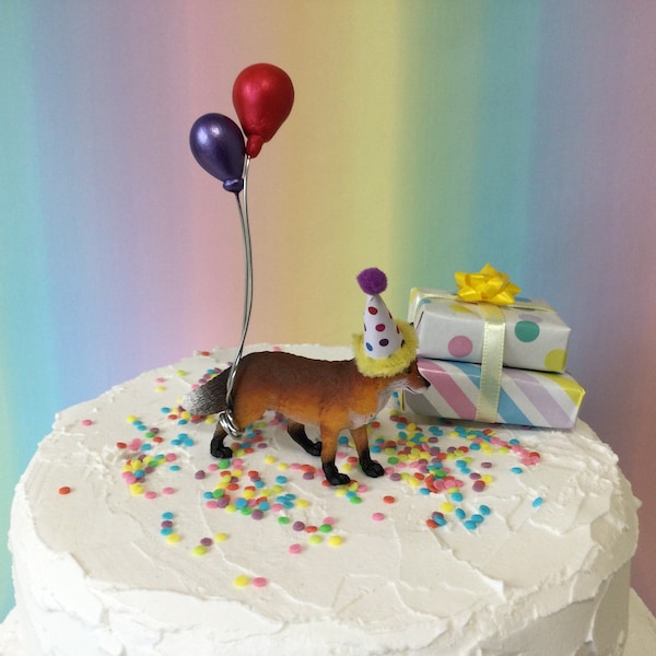 Fox Cake Topper - Etsy