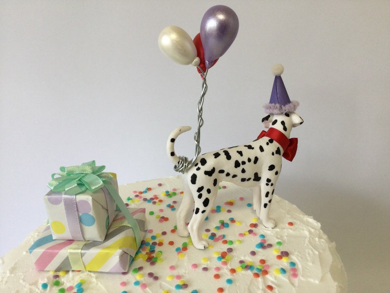 Dalmatian Dog Cake Topper Party Animal Cake Topper Birthday | Etsy