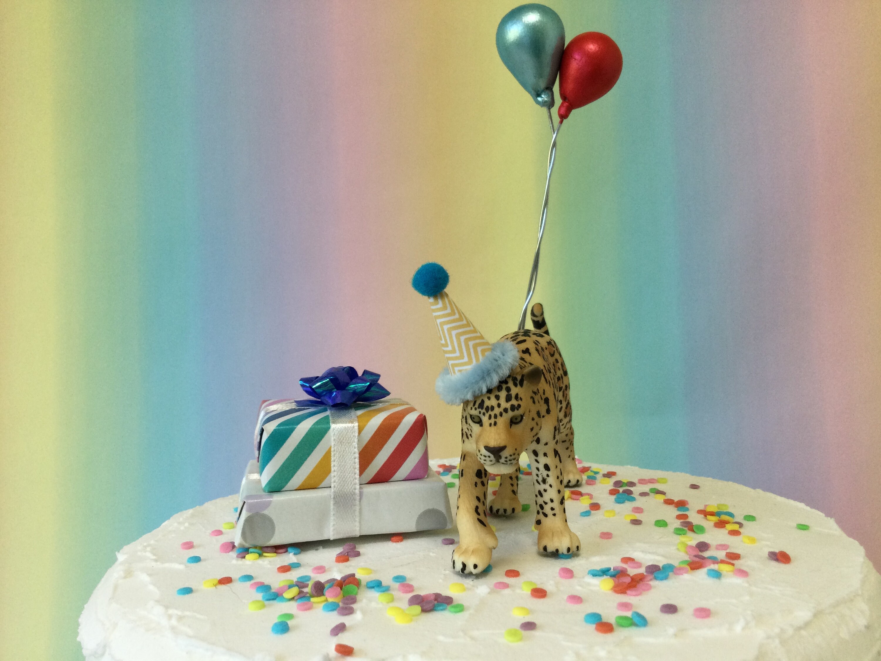 Leopard Cake Topper Party Animal Cake Decoration Leopard - Etsy