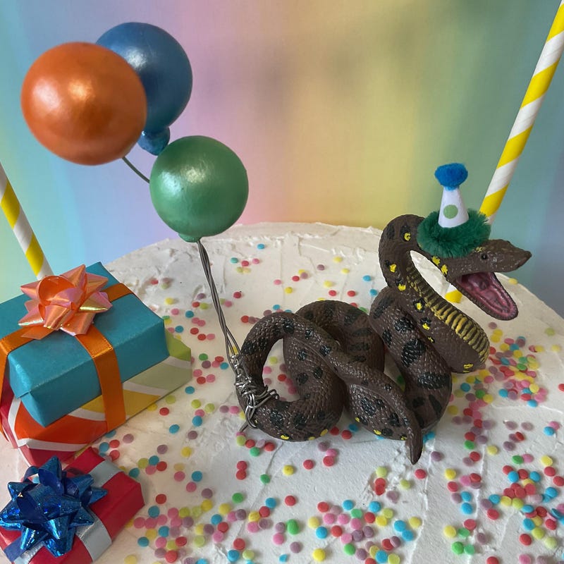 Snake Party Topper - Etsy UK
