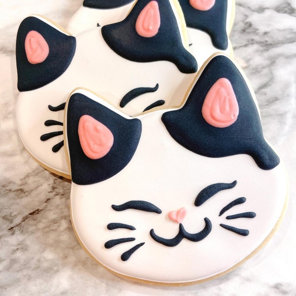 Cat Cookies - Etsy