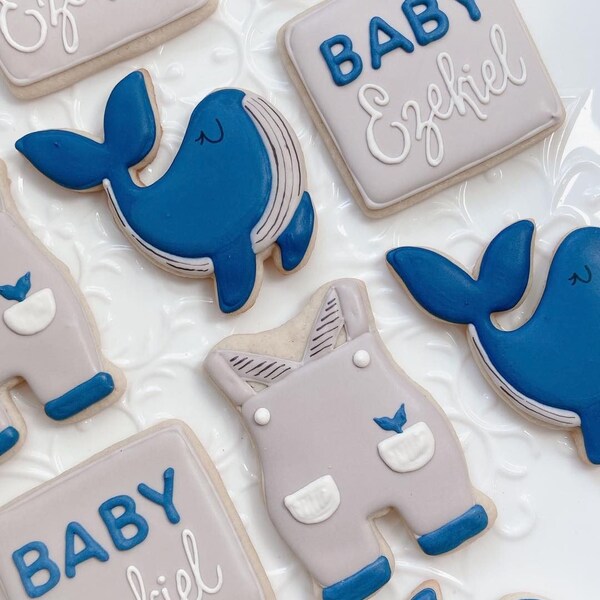 Whale Cookies - Etsy
