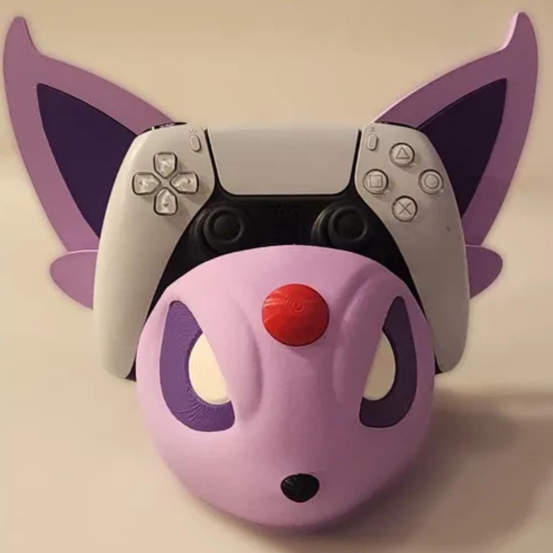 3D Printed Espeon Controller Holder | Game Room Decor - Etsy