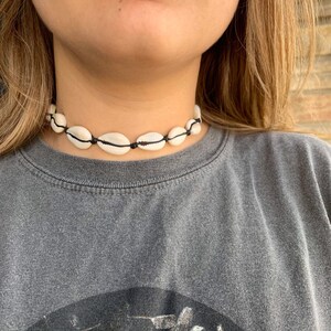Seashell Choker Necklace, Shell Necklace, Beach Necklace, Shell Choker ...