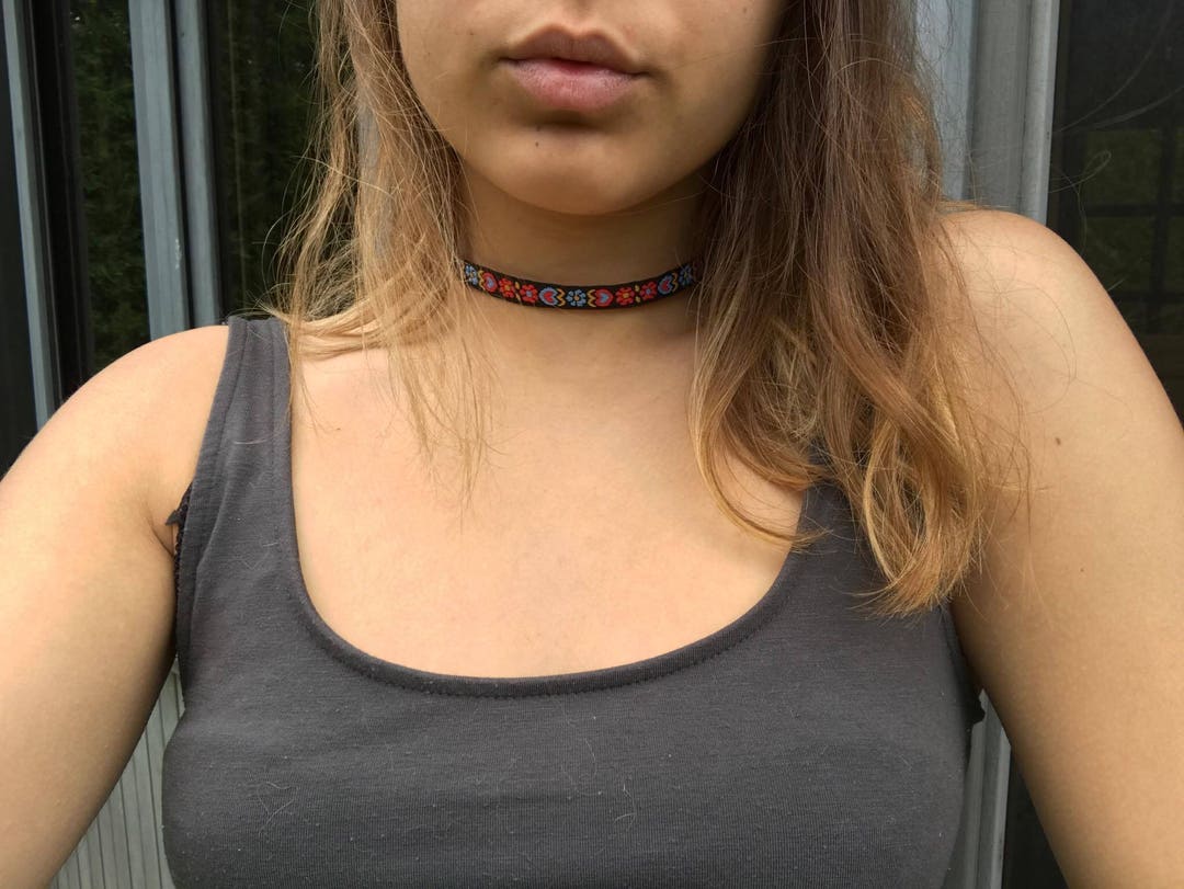 Bohemian Choker Necklace, Ethnic Choker, Boho Choker, Aztec Choker ...