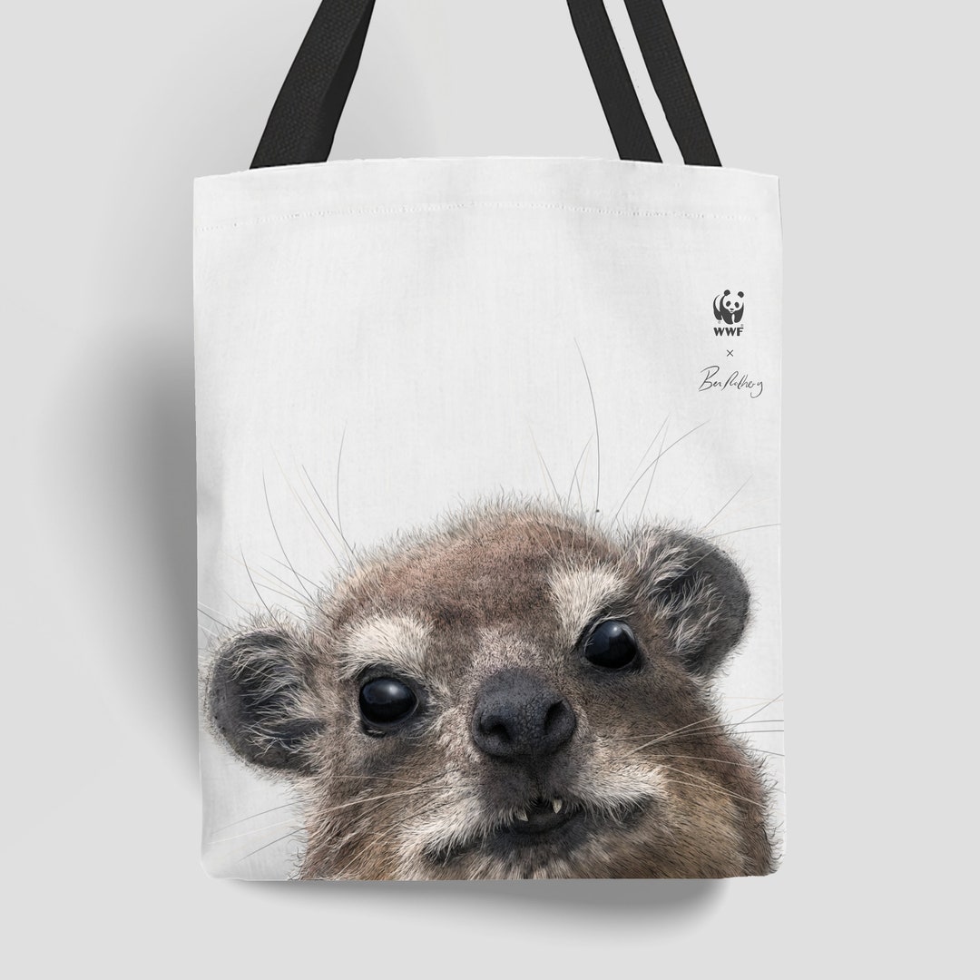 Limited Edition WWF X Ben Rothery Tote Bag Rock Hyrax - Etsy