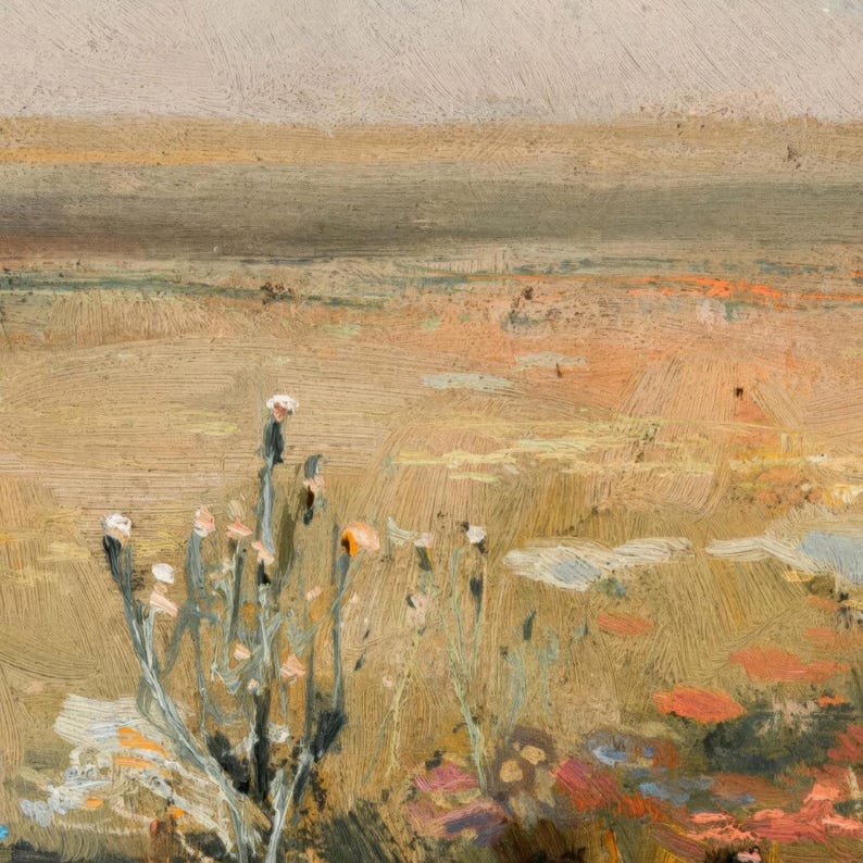 Jan Stanislawski Wildflowers Print, Textured Archival Paper Landscape ...
