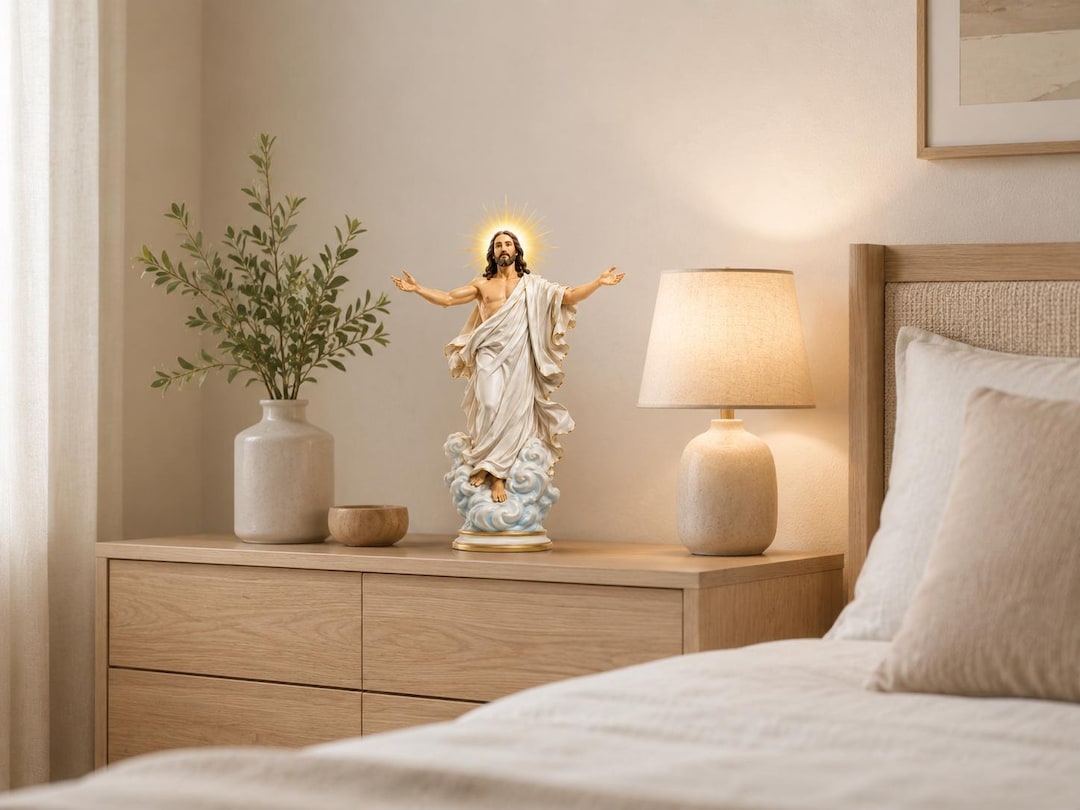 Resurrected Christ STL File | 3D Printable Jesus Statue Model (digital ...