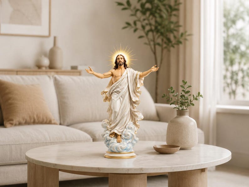 Resurrected Christ STL File | 3D Printable Jesus Statue Model (digital ...