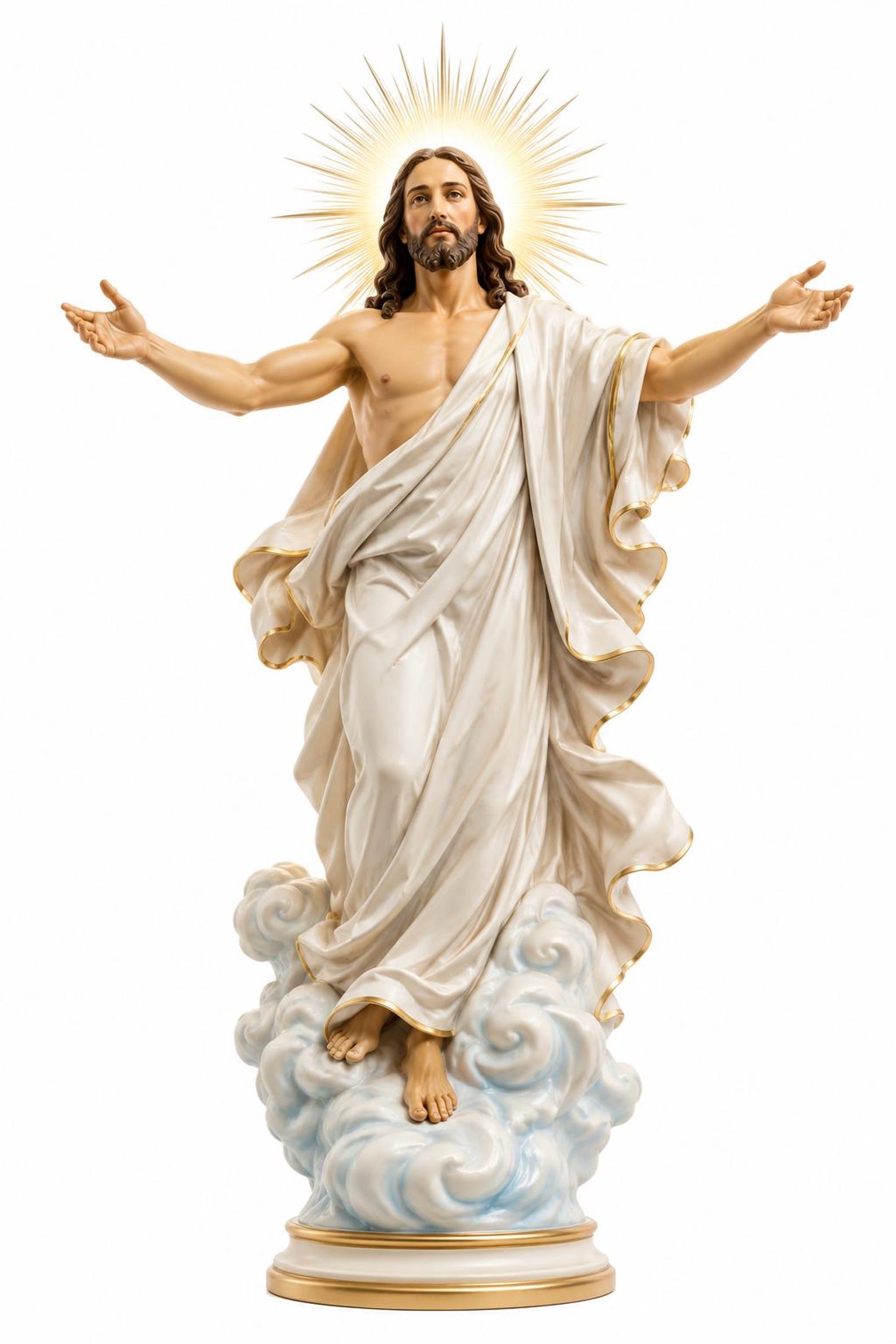 Resurrected Christ STL File | 3D Printable Jesus Statue Model (digital ...