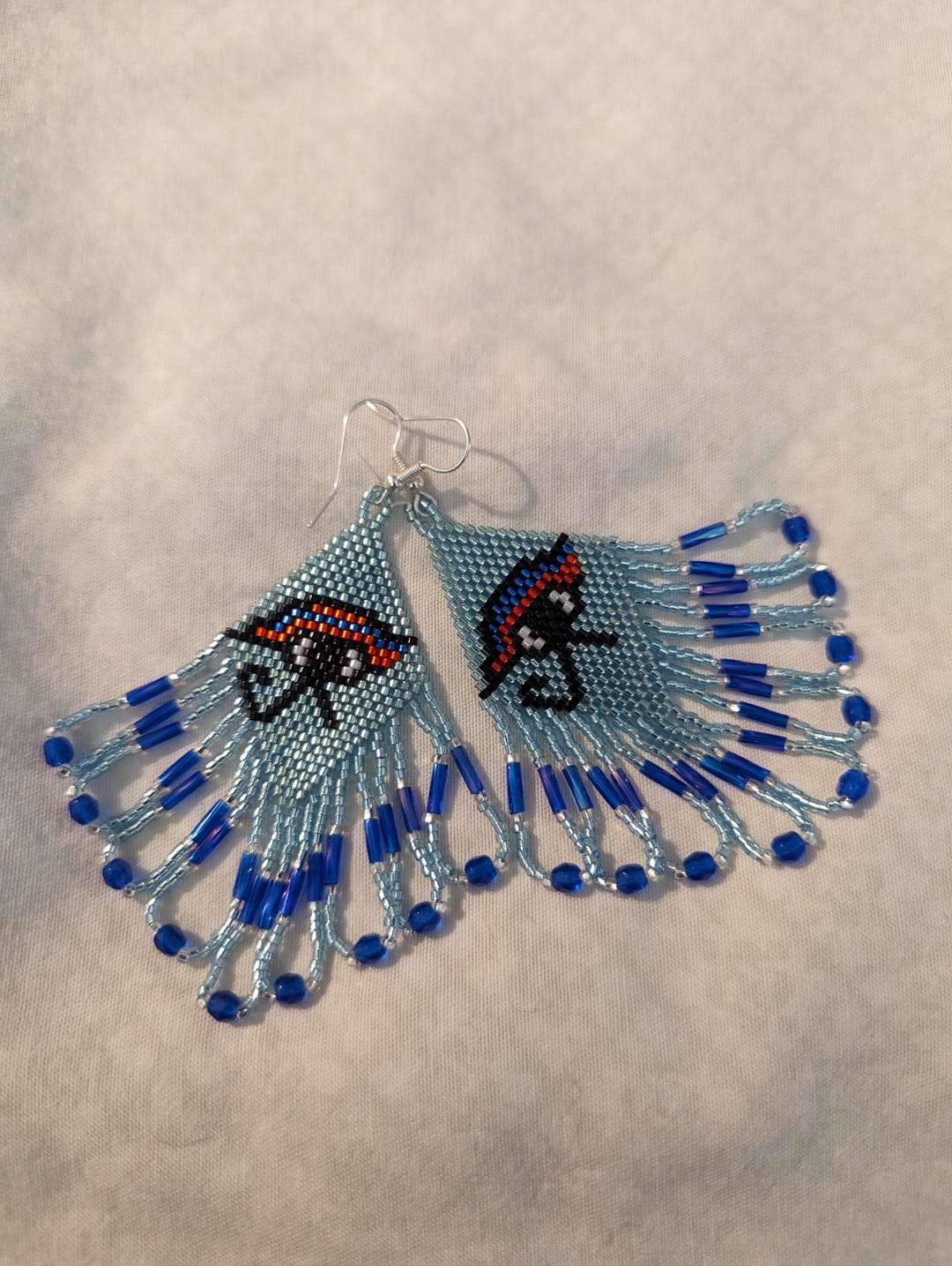 Eye of Horus Earrings. - Etsy