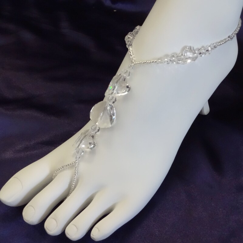 Anklet With Toe Ring - Etsy
