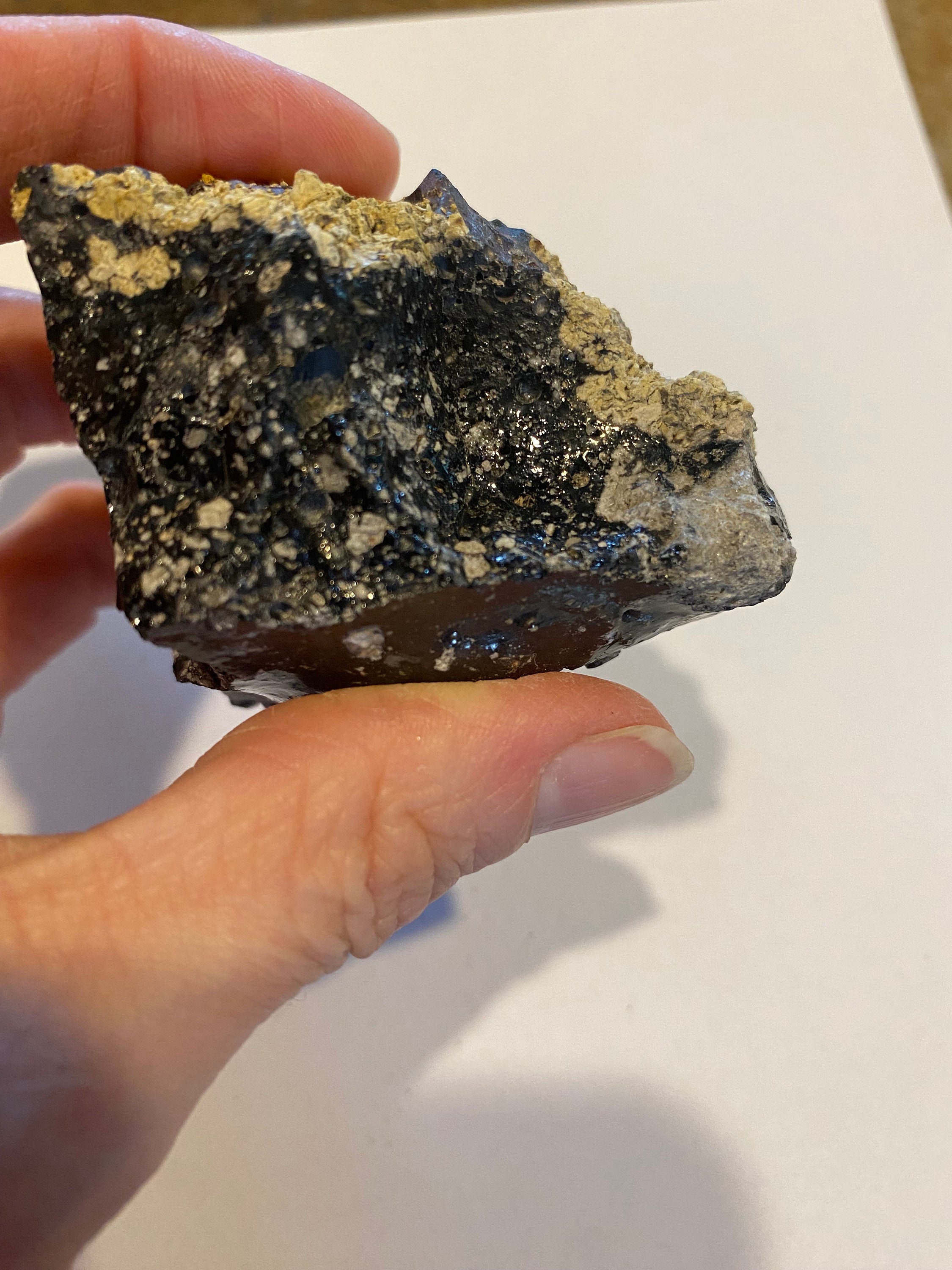 Rare Black Fulgurite Lightening Glass, Black Soil Fulgurite ...