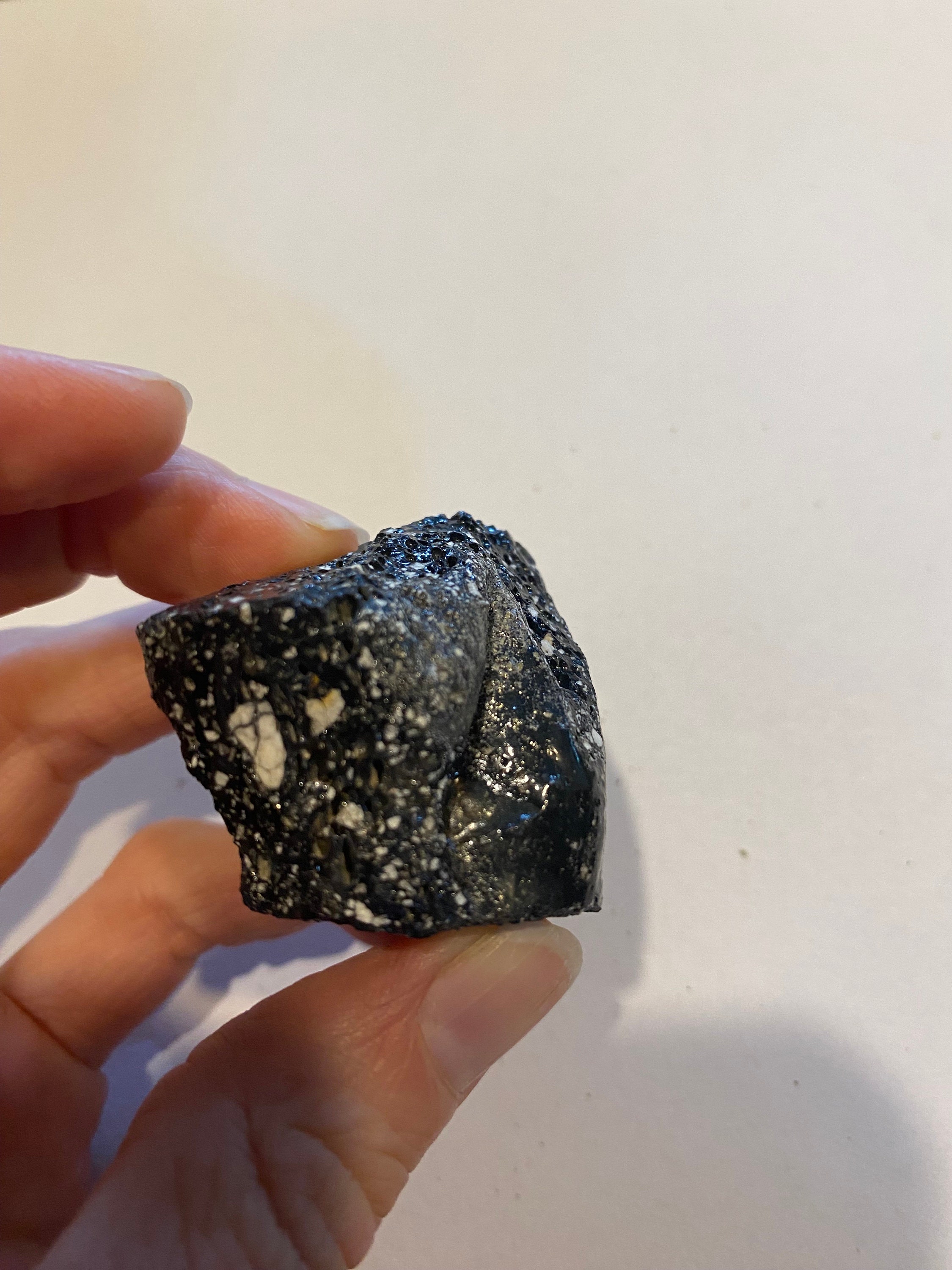 Rare Black Fulgurite Lightening Glass, Black Soil Fulgurite ...