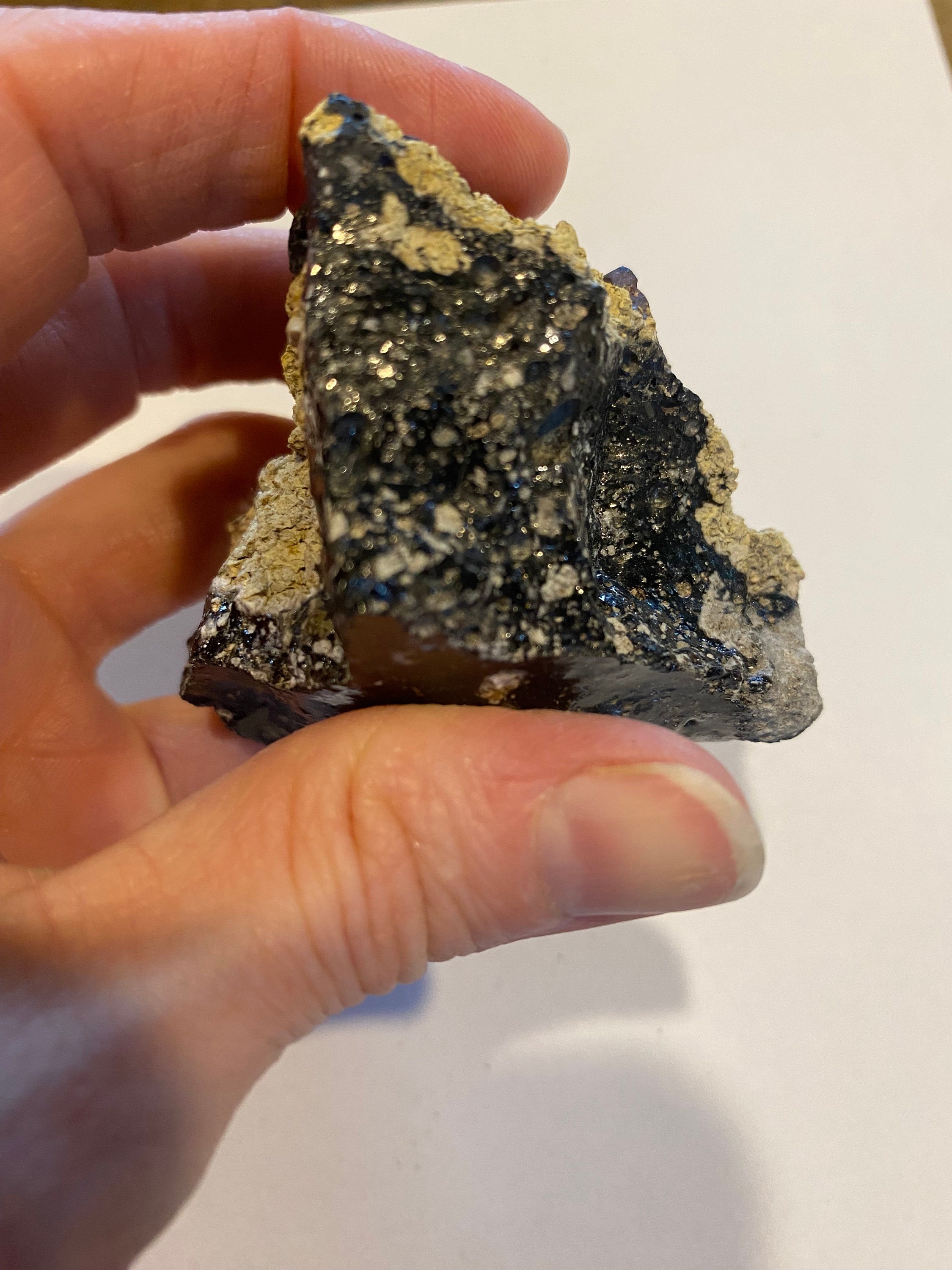 Rare Black Fulgurite Lightening Glass, Black Soil Fulgurite ...