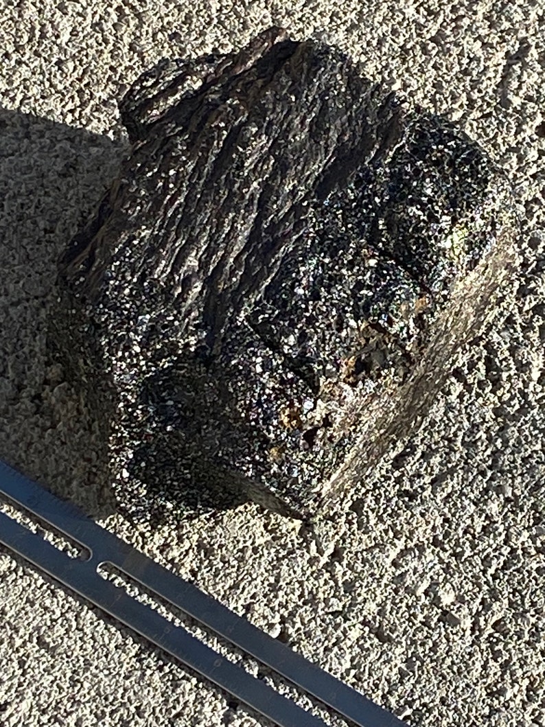 Rare Black Fulgurite Lightening Glass, Black Soil Fulgurite ...