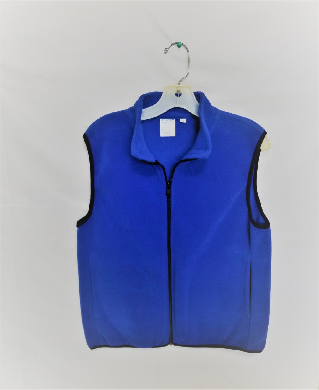 Royal Blue Fleece Vest, Unisex Sizes for Men or Women. Plush Fleece ...