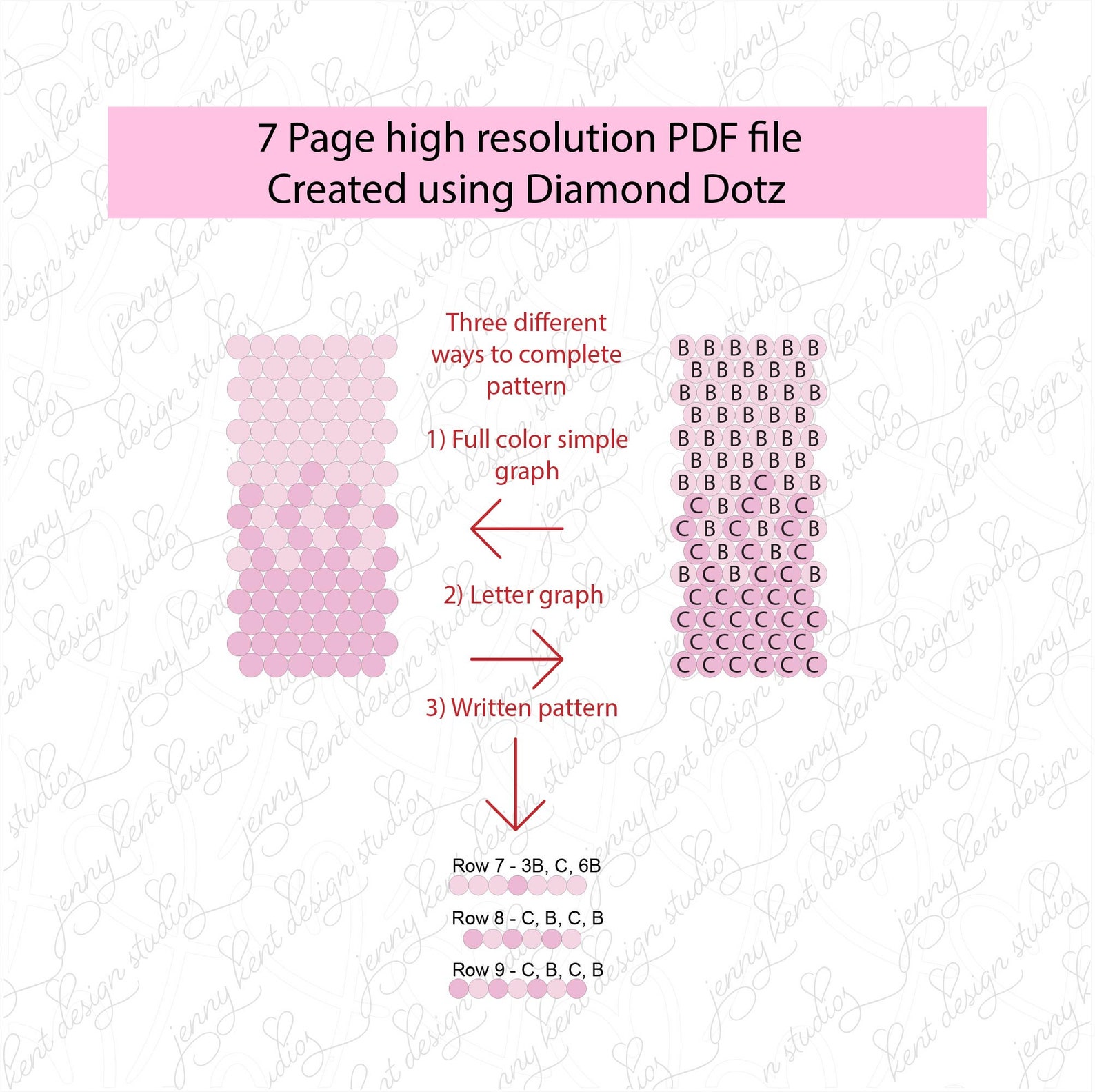 Pink Ombre Bling Penbling Pen Templaterhinestone Pen - Etsy