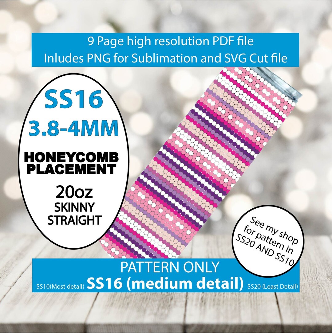 SS16 Sweet Serape Bling Tumbler Pattern,rhinestone Tumblers,rhinestone ...