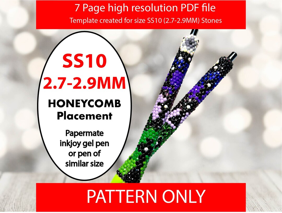 SS10 Spooky Graveyard,papermate Inkjoy Bling Template,stainless Pen ...