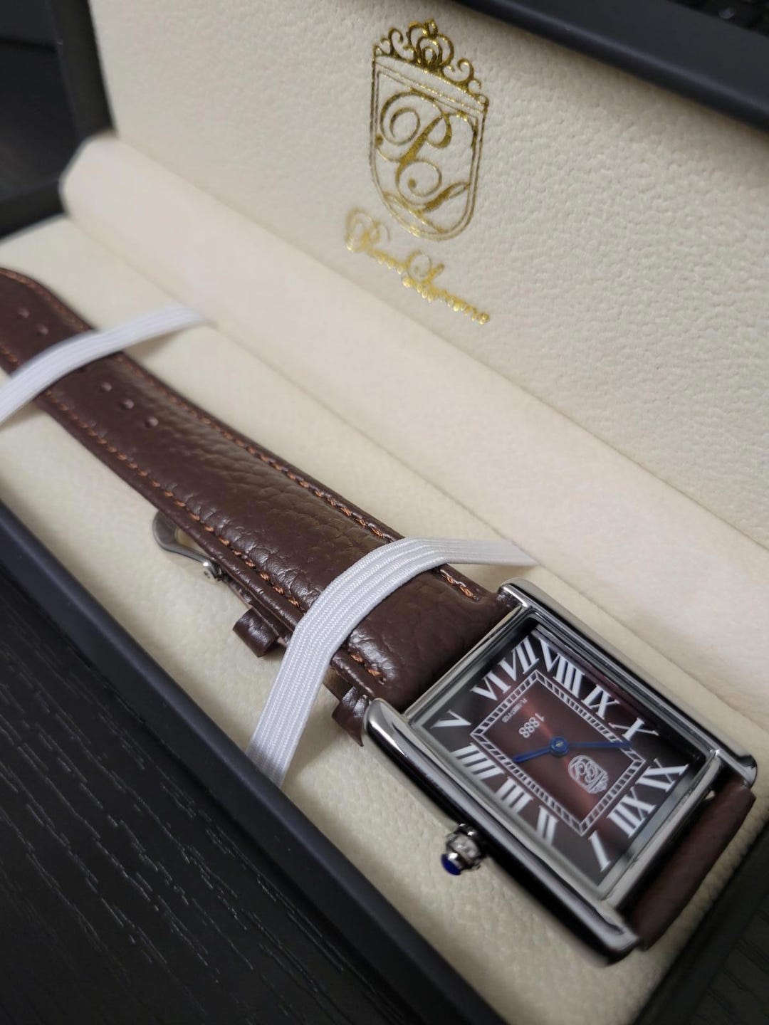 Pierre Lucerne Root Beer 1888 Men's Tank Watch - Etsy