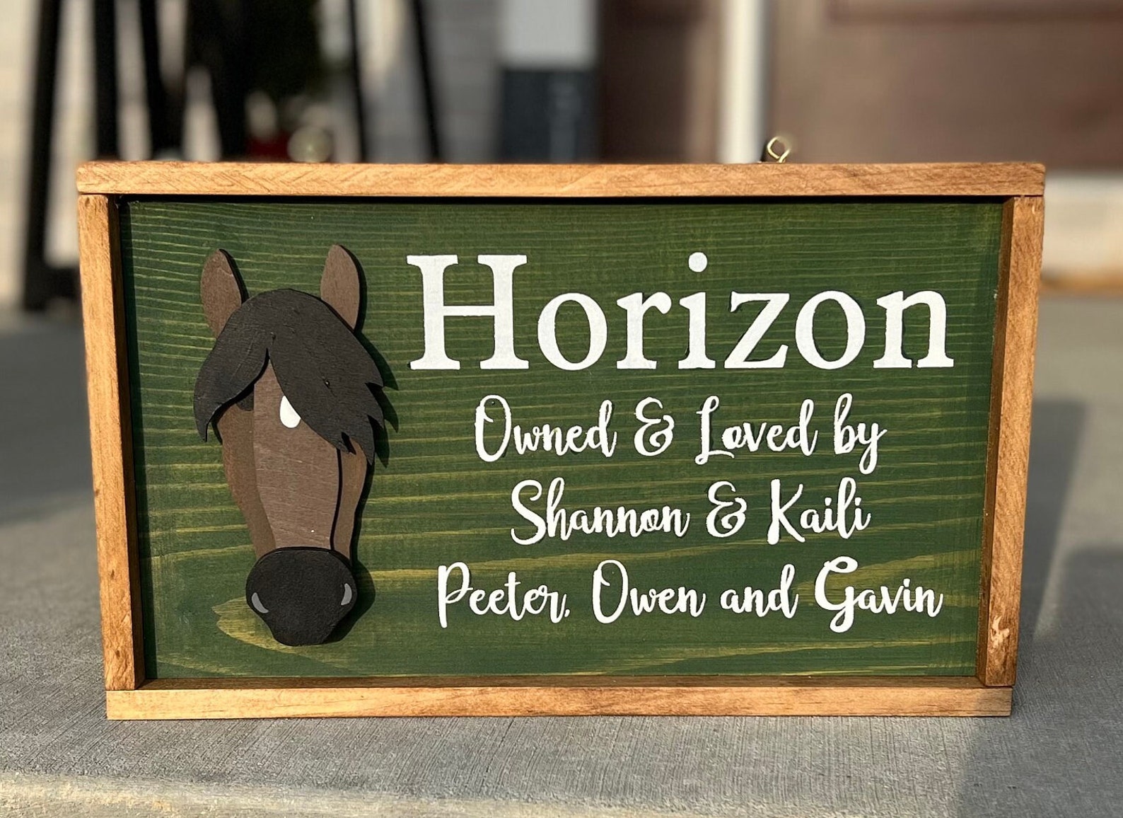 Custom Stall Sign for Horse Personalized With Your Horse - Etsy