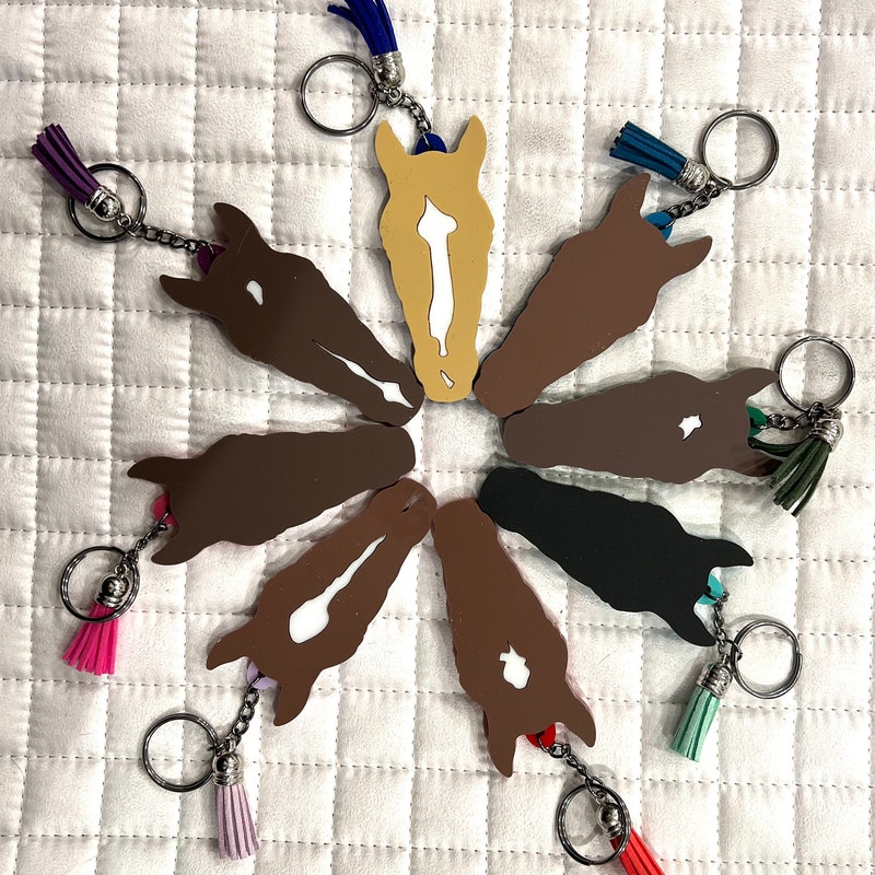 Horse Girl Keychains - Etsy