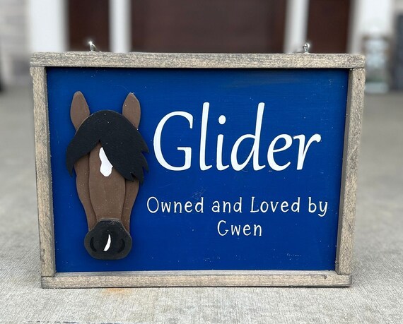 Custom Stall Sign for Horse Personalized With Your Horse - Etsy