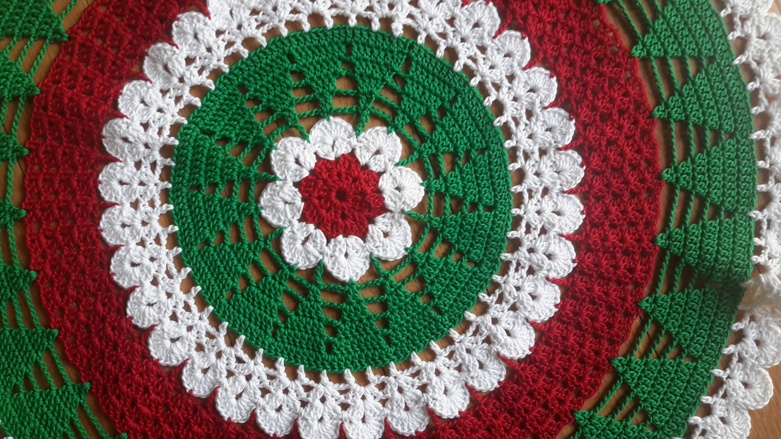 Christmas Tree Doily - Etsy