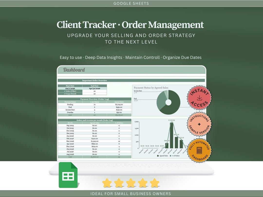 Customizable Customer Management Program for Small Business Owners ...