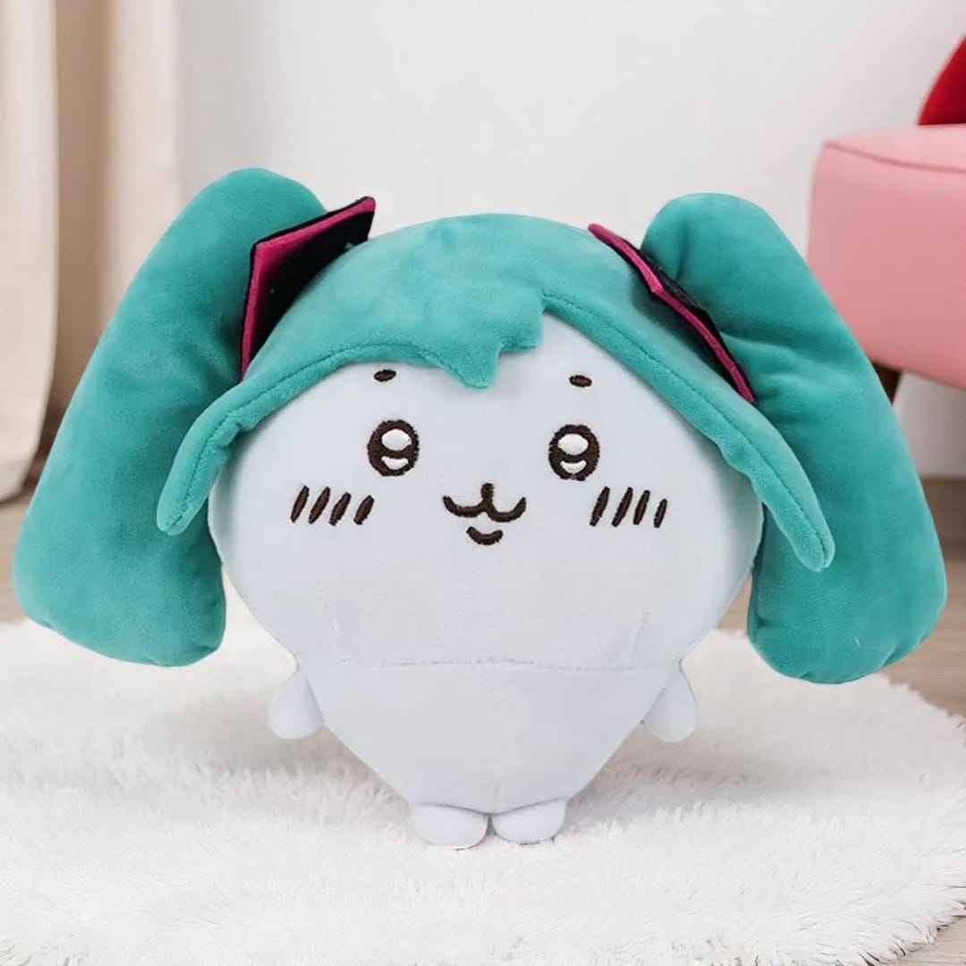 Chiikawa and Hatsune Miku Crossover Plush – Adorable Mini Stuffed Toy ...