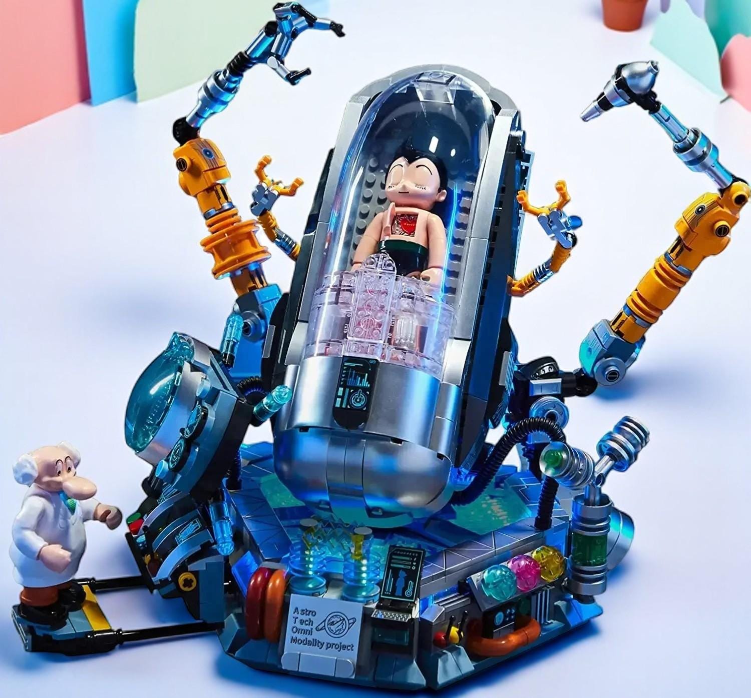 Pantasy Astro Boy Building Block, Kit Awakening Moment Diy, Cartoon ...