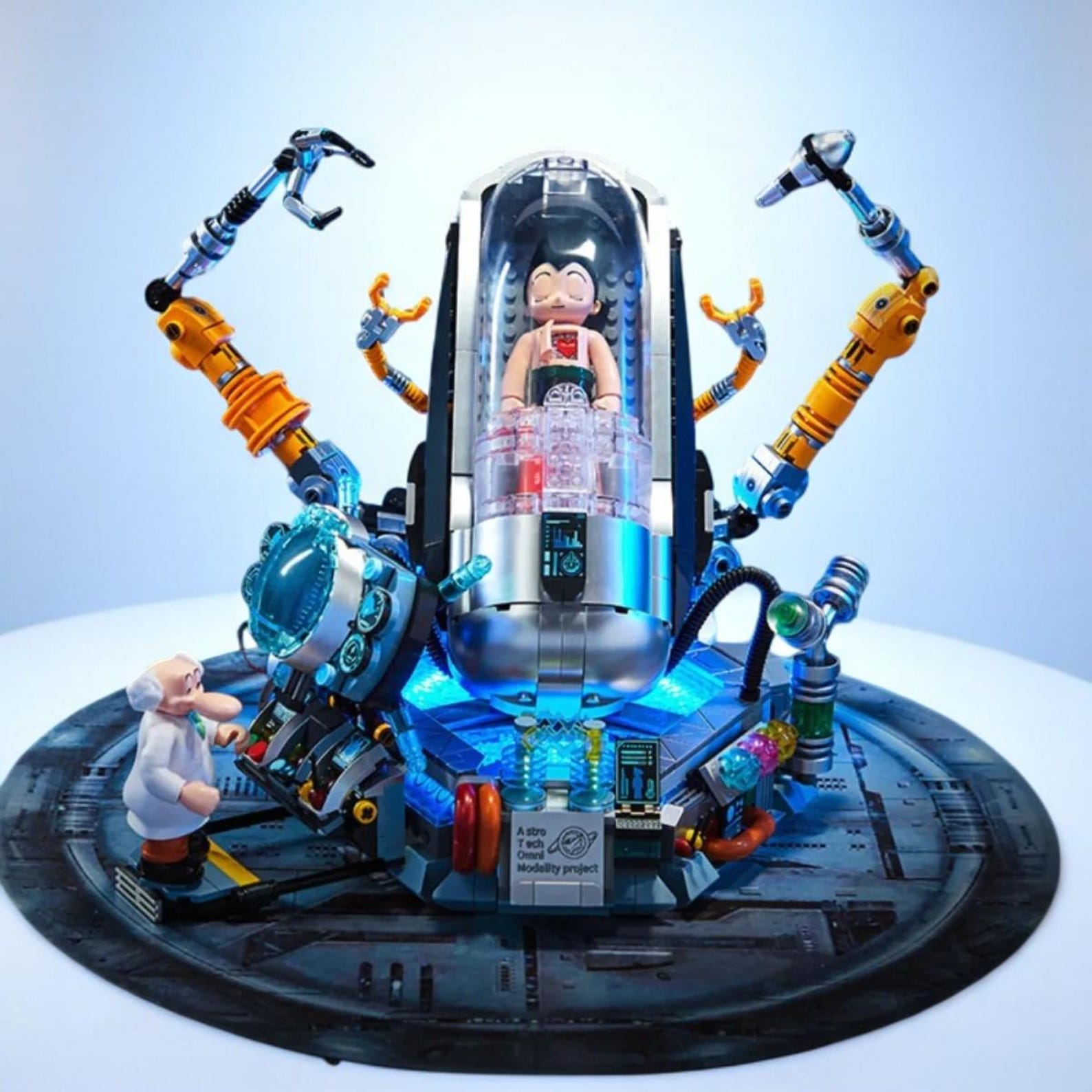 Pantasy Astro Boy Building Block, Kit Awakening Moment Diy, Cartoon ...