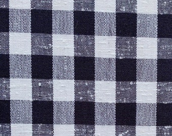 Black Buffalo Plaid Check Fabric by the YARD Home Decor - Etsy