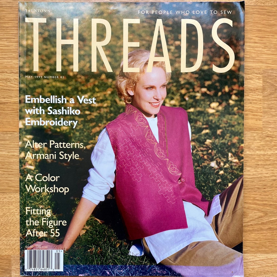 Threads Magazine 1999, No. 82, Sewing How-to's - Etsy