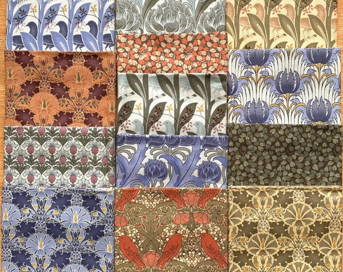 Morris Modernized Fat 1/4 Bundle by Barbara Brackman for Moda Fabrics ...