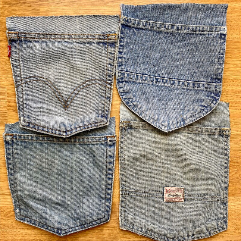 Denim Pockets - Etsy