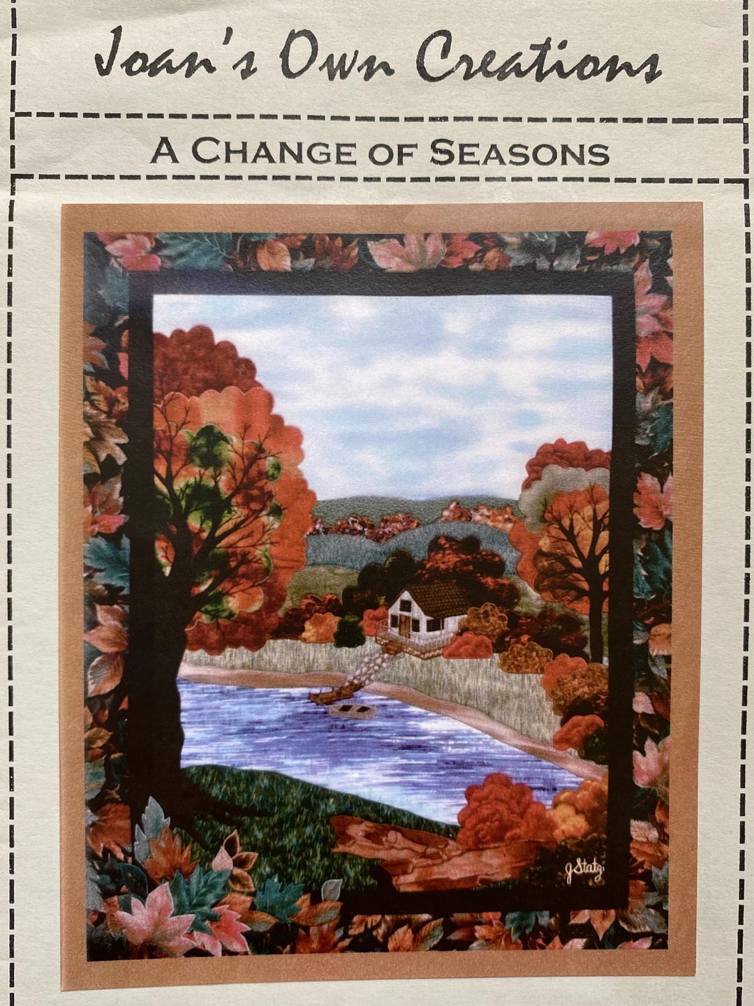 A Change of Seasons Pattern for Applique Quilt Wallhanging by Joan ...