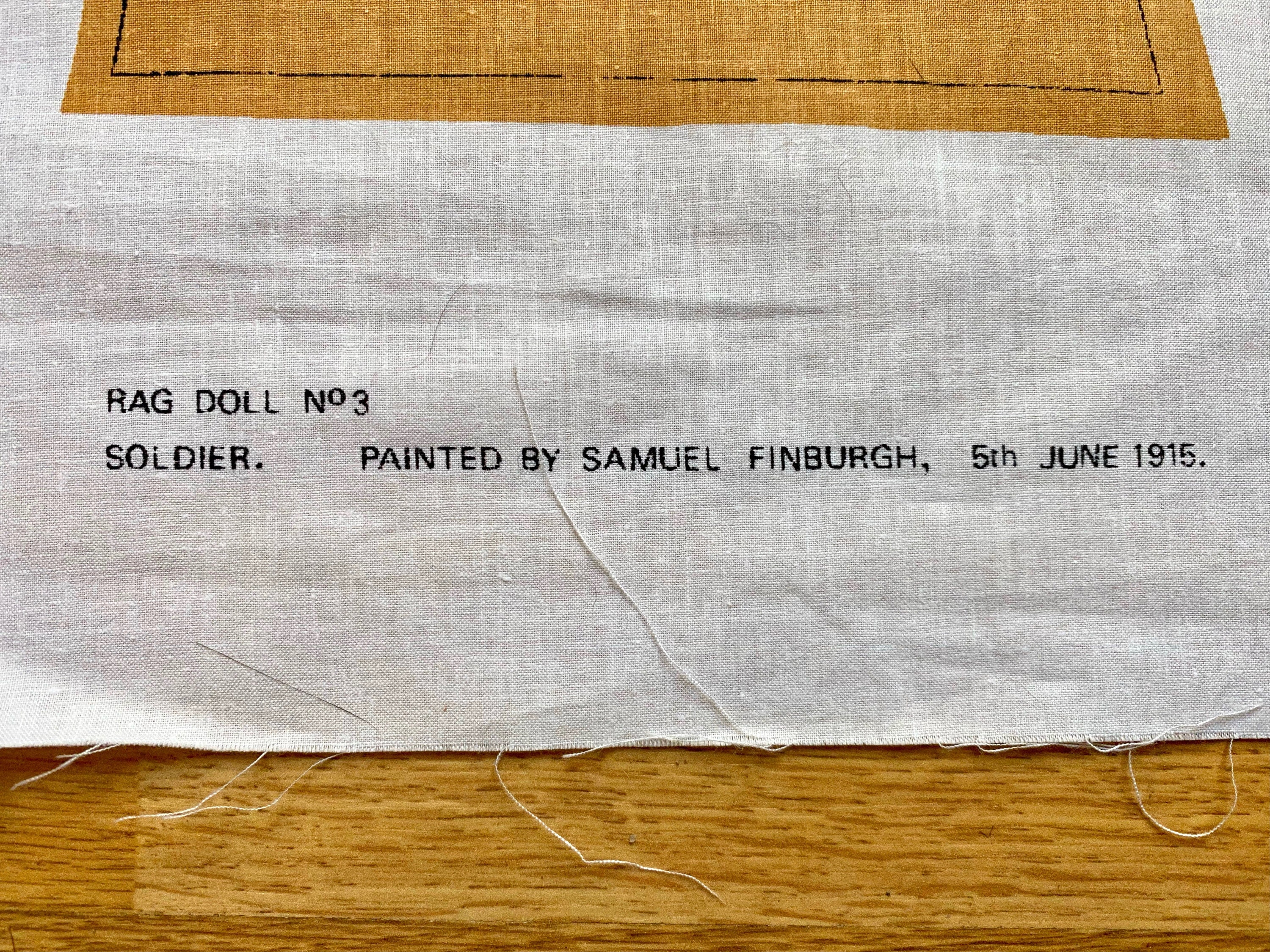 Vintage WWI English Soldier Cut & Sew Panel by Hulbert - Etsy